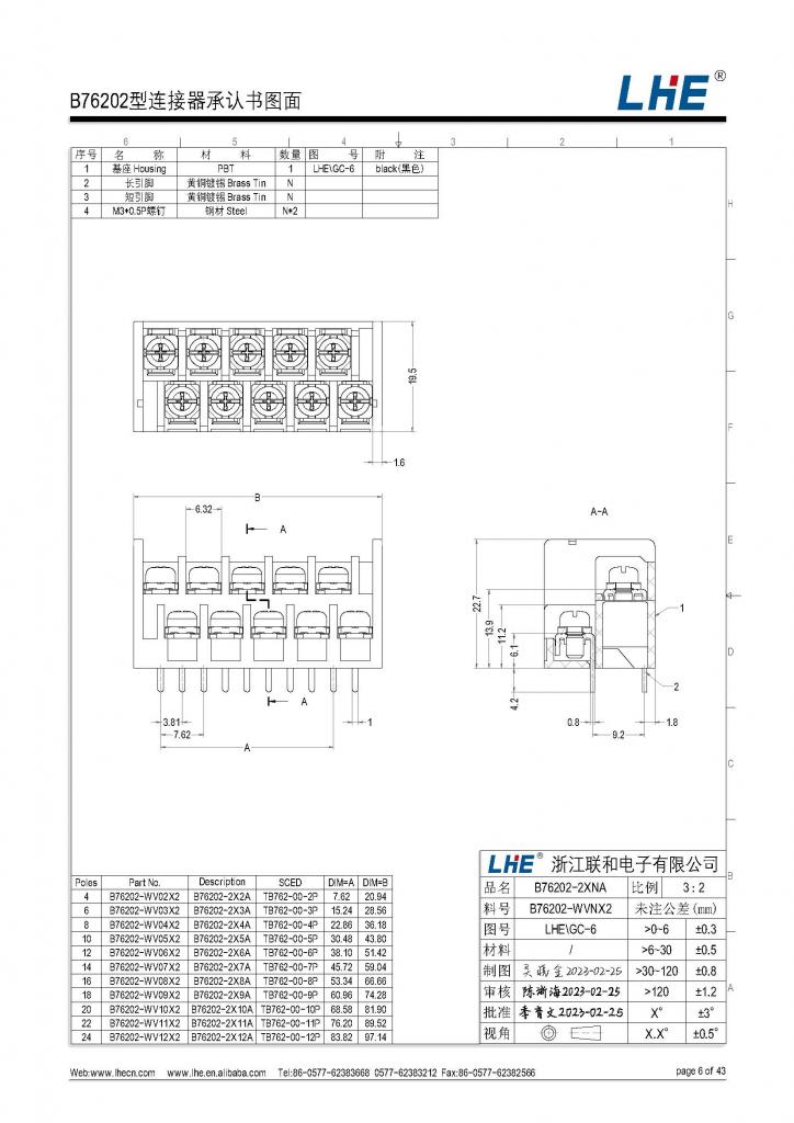 electrical connector B76202 plug brass pin