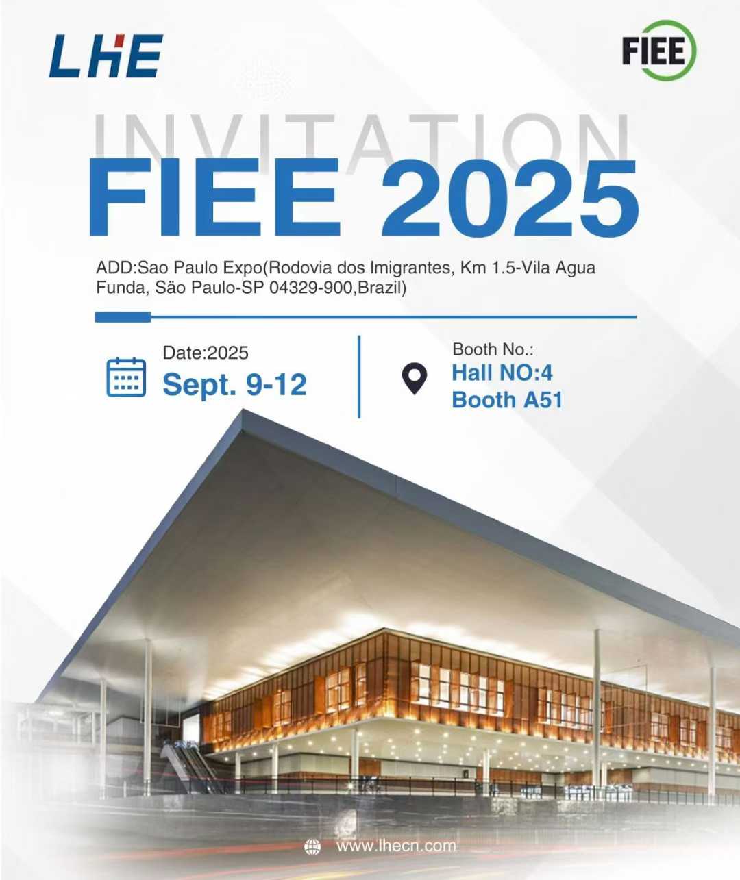 Meet in São Paulo! LHE looks forward to meeting you! - LHE Electronics