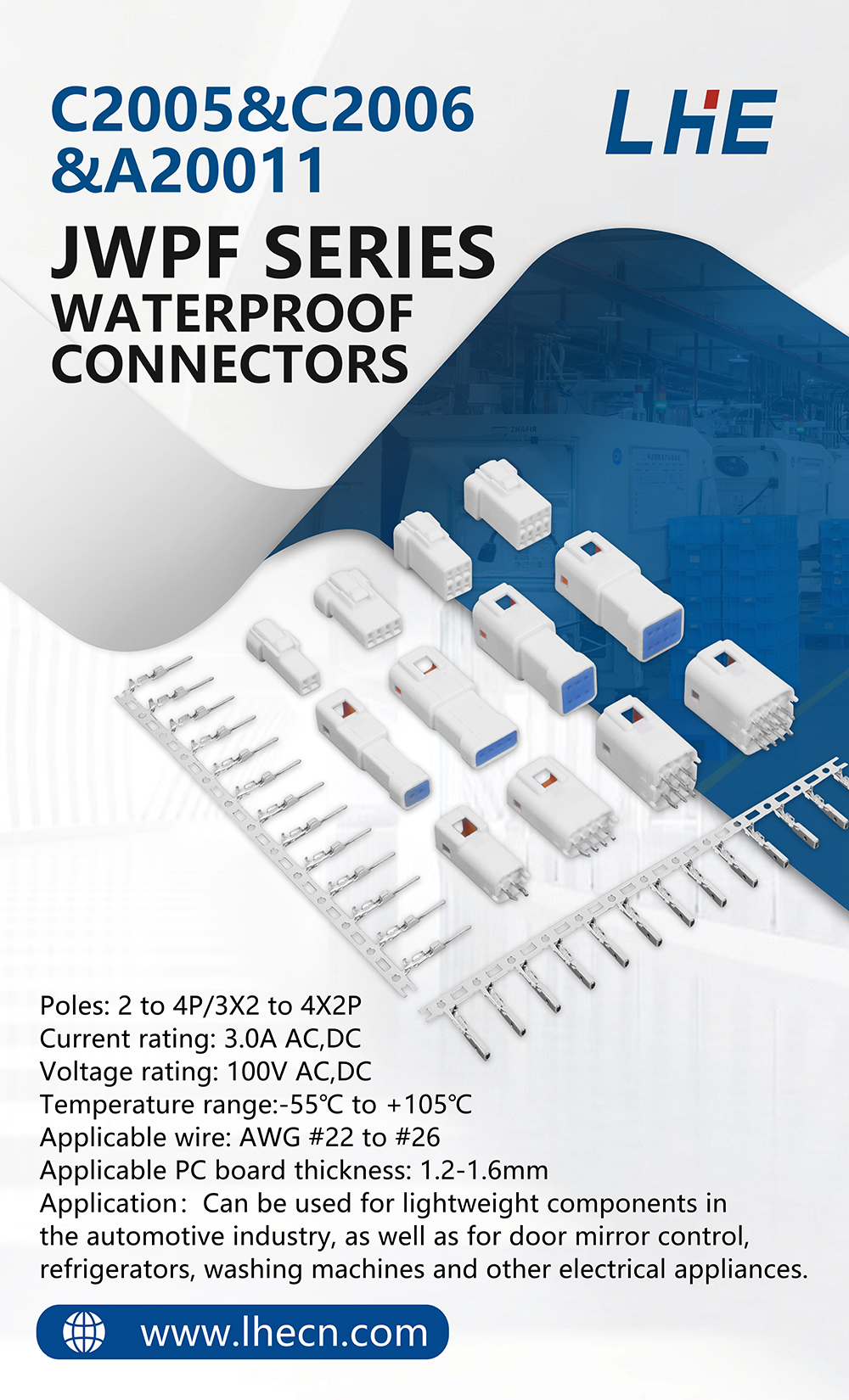 Today's Recommendation | JWPF Series Waterproof Connectors - LHE ...